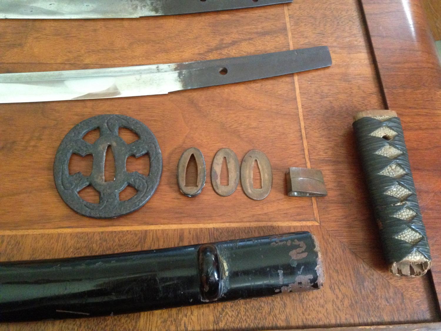 Wakisashi With Tsuba And Fittings - For Sale or Trade - Nihonto Message ...