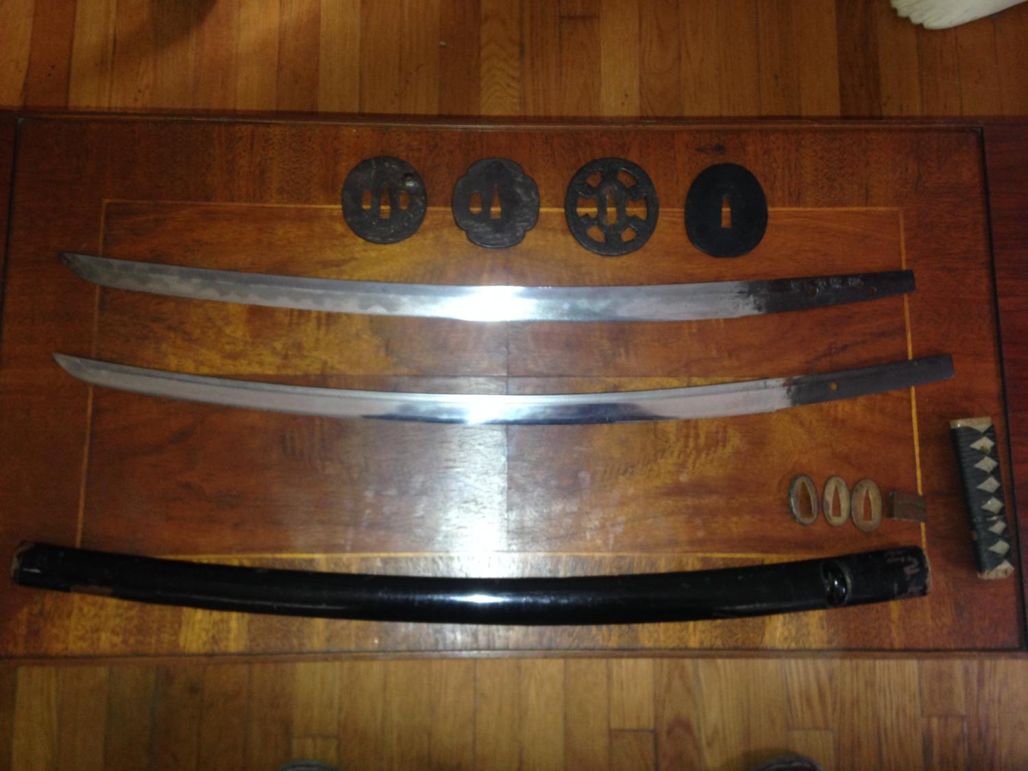 Wakisashi With Tsuba And Fittings - For Sale or Trade - Nihonto Message ...