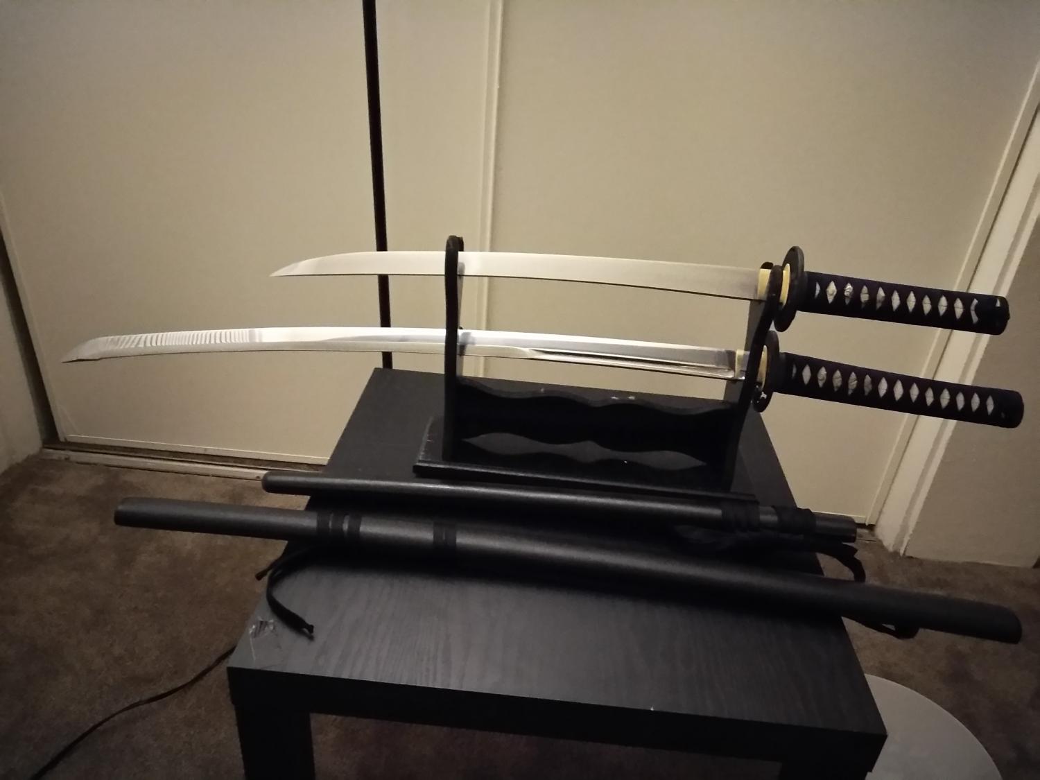 Semi Custom Hanwei "super Raptor" Or "birds Of Prey" Daisho - For Sale ...