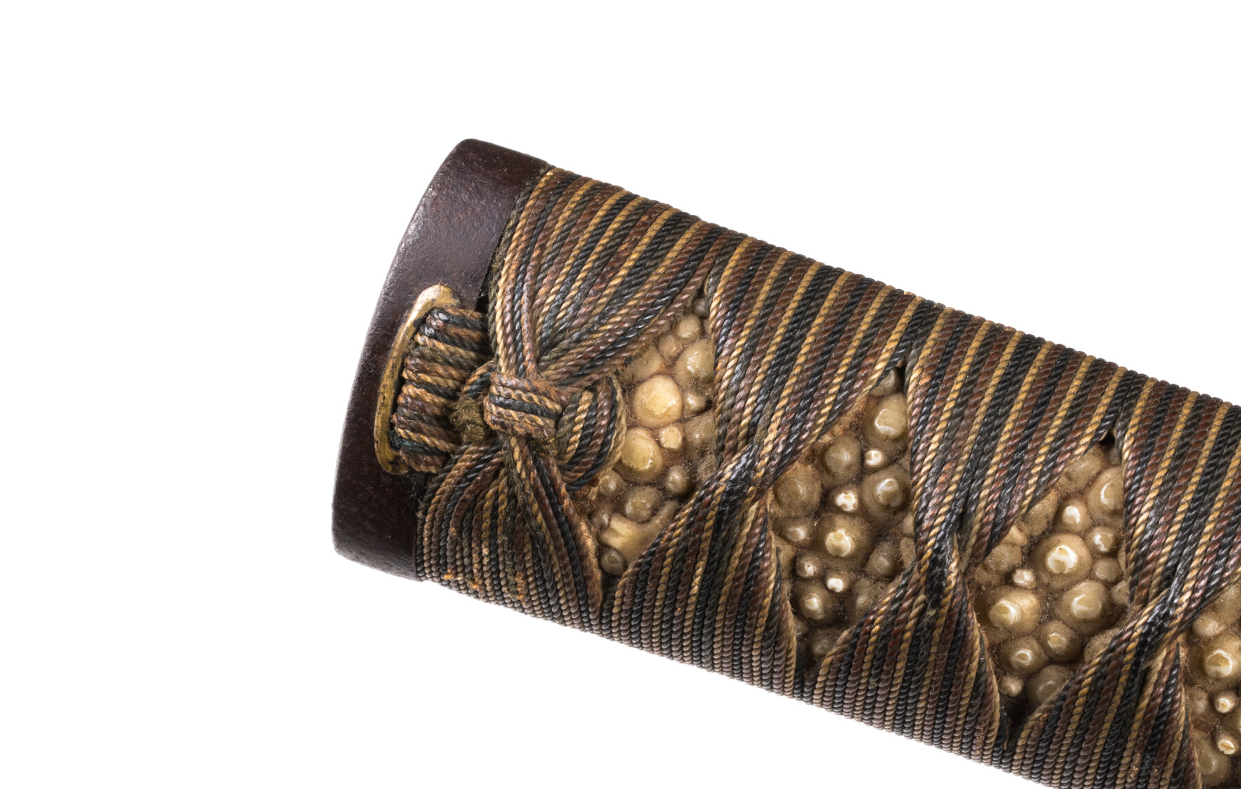 Three Color Ito Jabara Maki Wakizashi Tsuka - For Sale or Trade ...