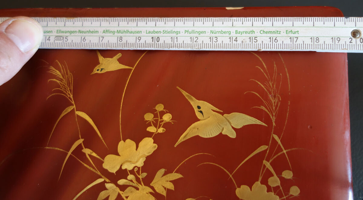 Red Japanese Lacquer Work Box for sale - For Sale or Trade - Nihonto ...
