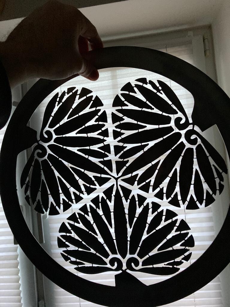 Tokugawa Kamon made of steel - For Sale or Trade - Nihonto Message Board