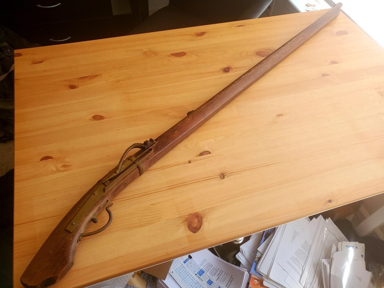 Two Edo period Large Matchlock Tanegashima/Teppo/Hinawaju - For Sale or ...